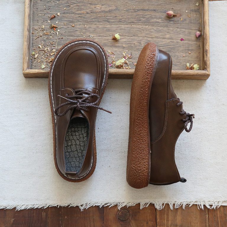 Wide Toe Box Platform Loafers Shoes Loafers - Hplify